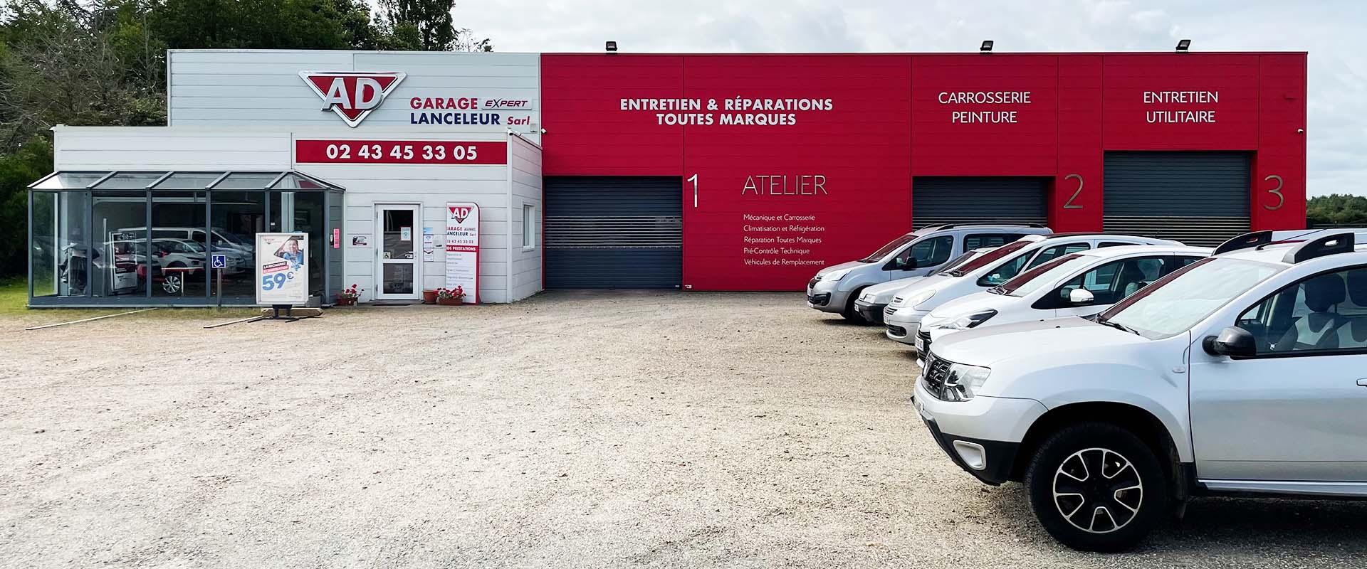 Garage Lanceleur AD Bazouges sur le loir